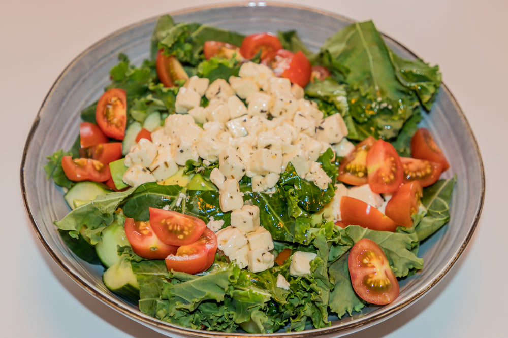 Salat með fetaosti - Islandsmjoll